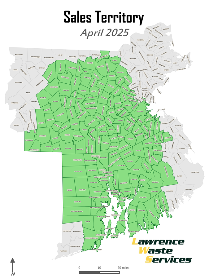 Service Area - Lawrence Waste Services
